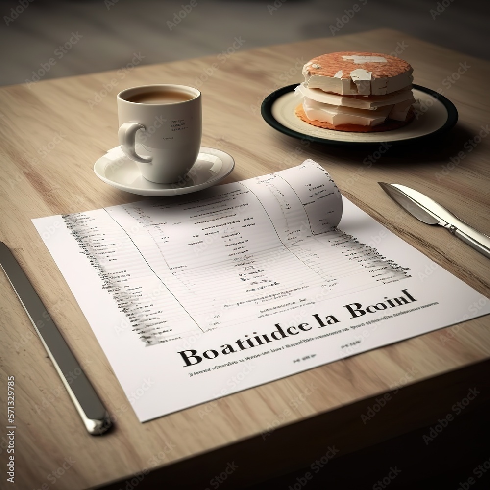 Richter scale reading of an earthquake on a white paper on the table ...