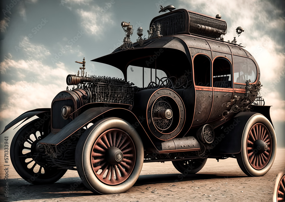 I wish I could invent an suv steampunk car that has not yet been ...