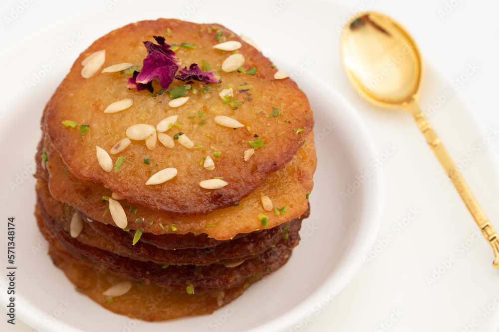 Malpua Or Pua Are Traditional Indian Sweet Mithai Pancakes Drenched ...