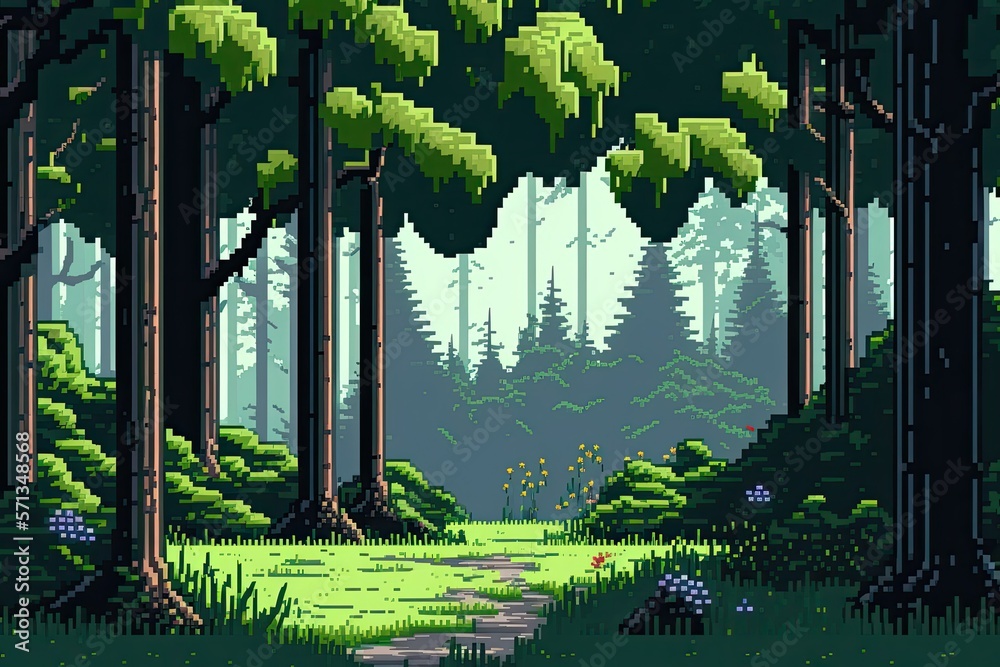 llustration of a game level design background - Created with generative ...