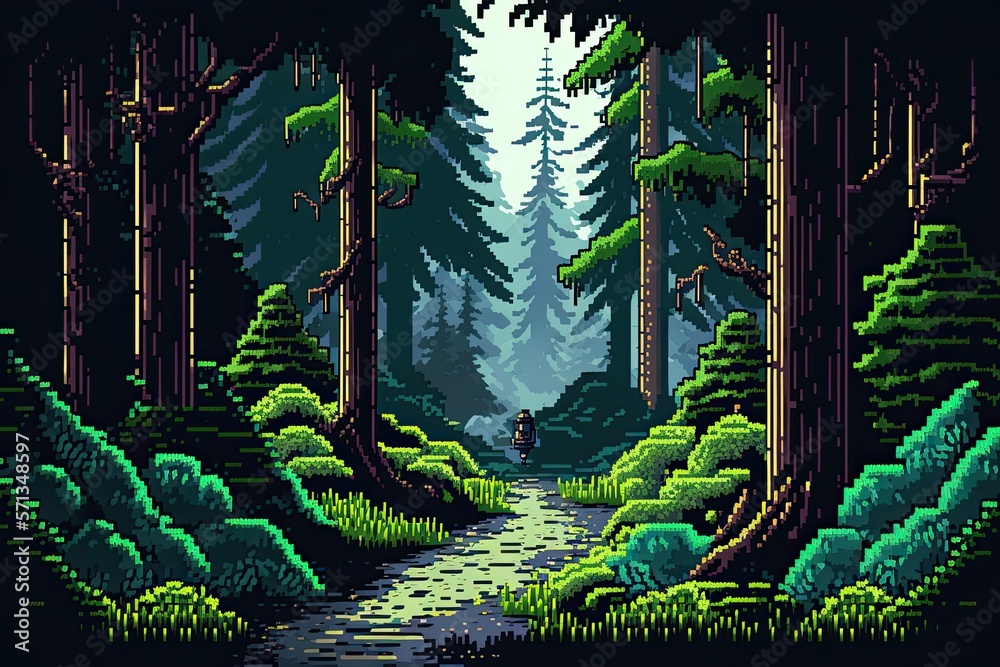 llustration of a game level design background - Created with generative ...