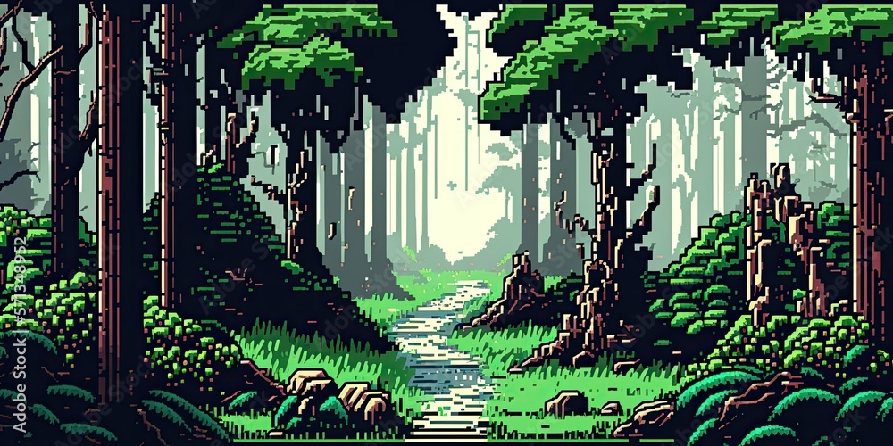llustration of a game level design background - Created with generative ...