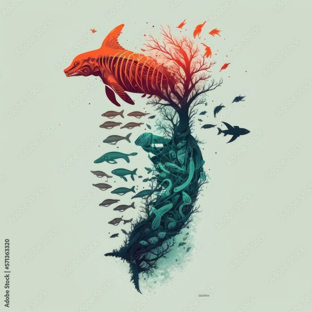 Genetic mutation, altered species, mass extinction event, threat of ...