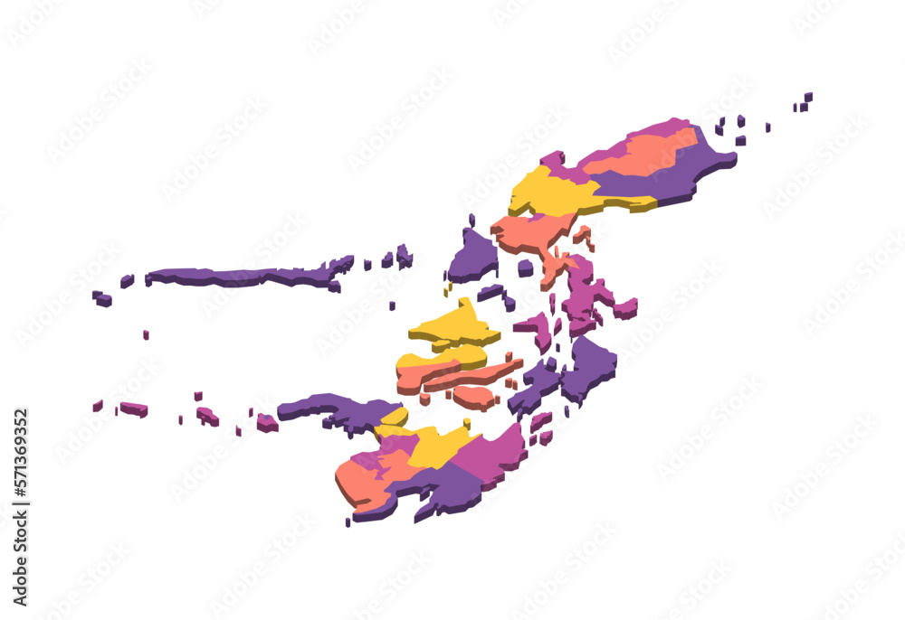 Philippines political map of administrative divisions - regions ...