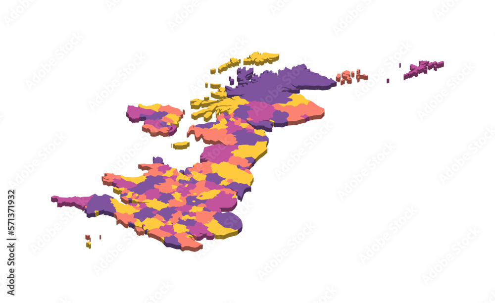 United Arab Emirates political map of administrative divisions ...