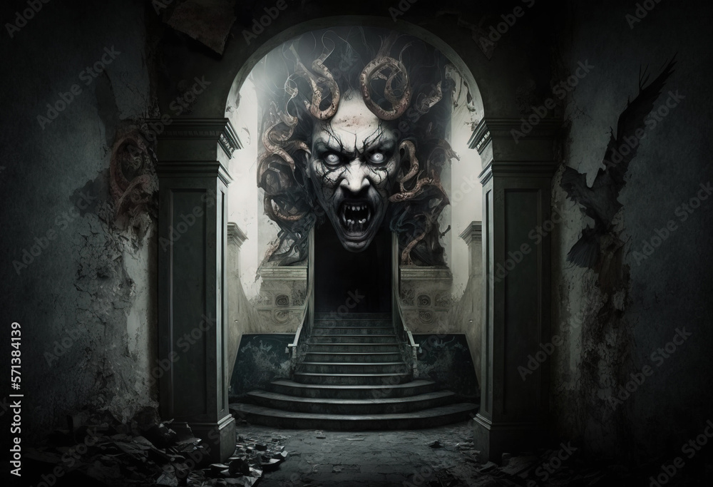 nightmares scene. sketch art for artist creativity and inspiration ...