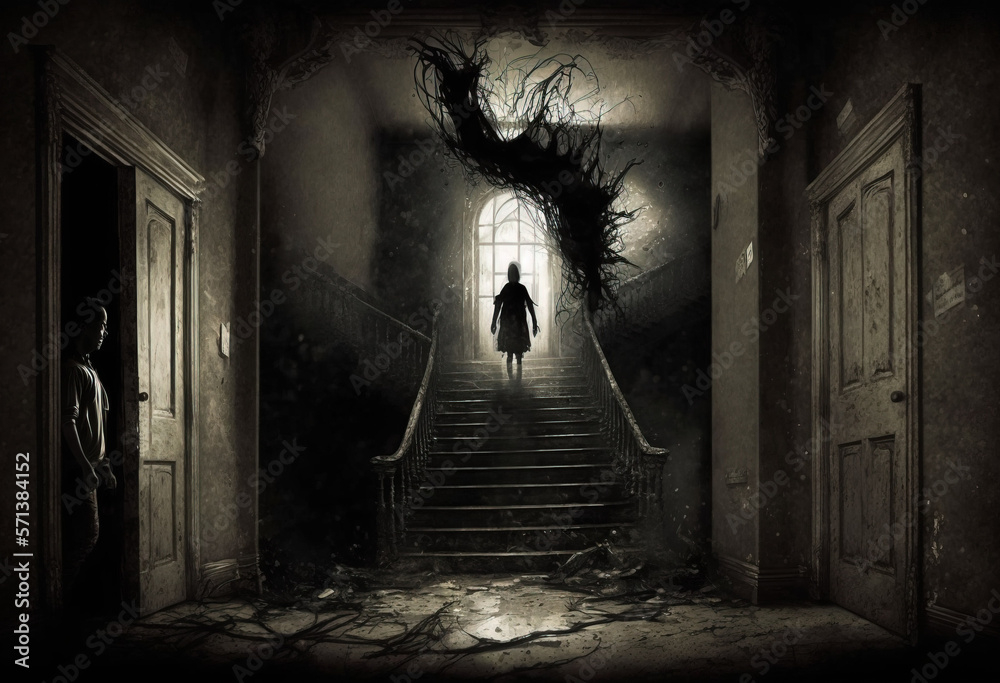 nightmares scene. sketch art for artist creativity and inspiration ...