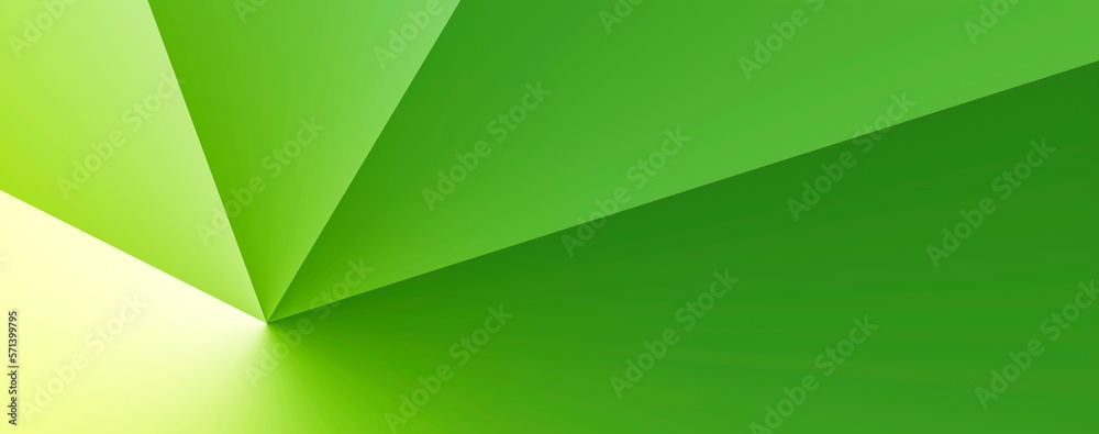 Green and verdant abstract vector gradient background. Ultra wide leafy ...