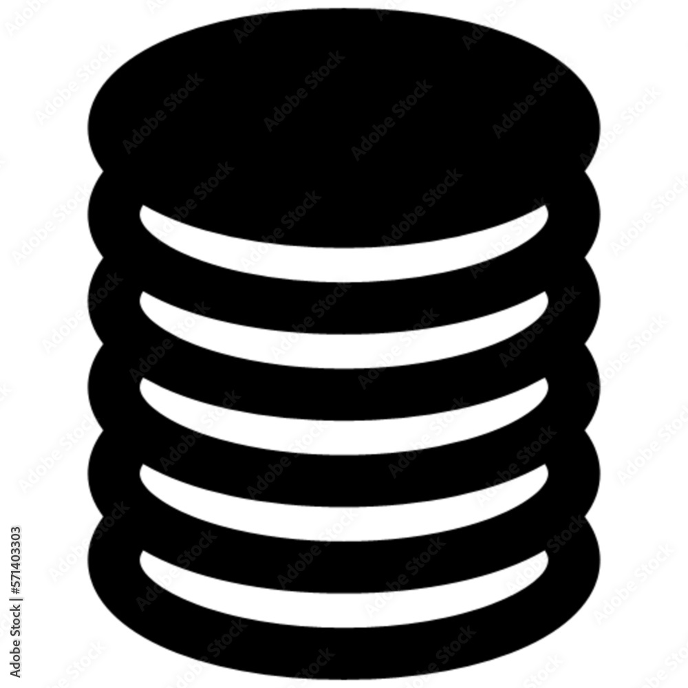 database vector, icon, symbol, logo, clipart, isolated. vector ...