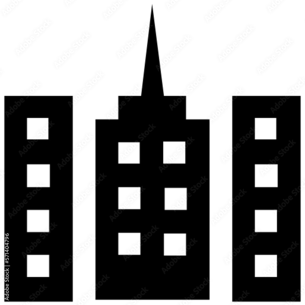 buildings vector, icon, symbol, logo, clipart, isolated. vector ...