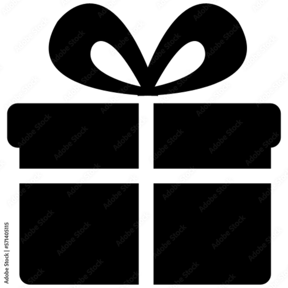 gift box vector, icon, symbol, logo, clipart, isolated. vector ...