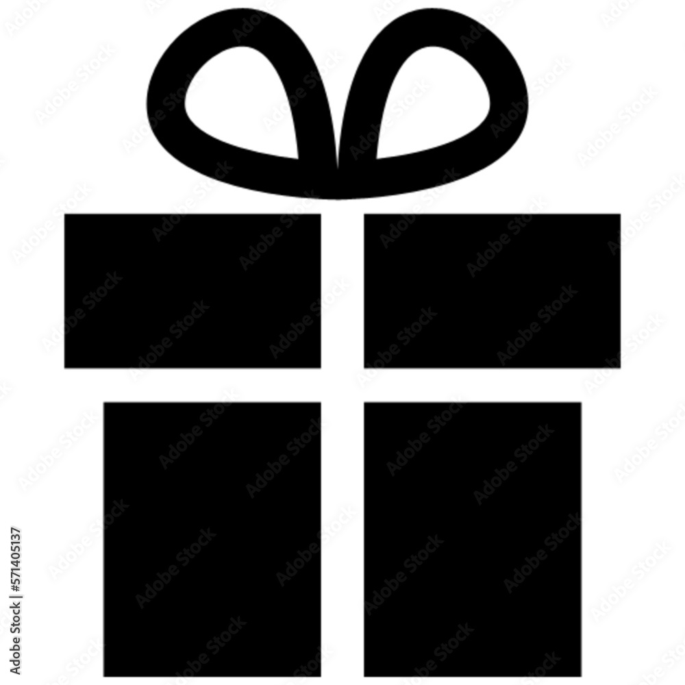 gift box vector, icon, symbol, logo, clipart, isolated. vector ...