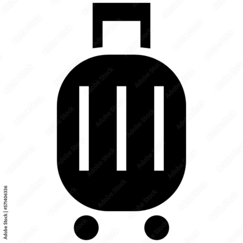 luggage bag vector, icon, symbol, logo, clipart, isolated. vector ...
