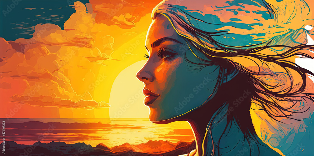 Human soul energy power spirit, inner peace, mental health therapy feel ...