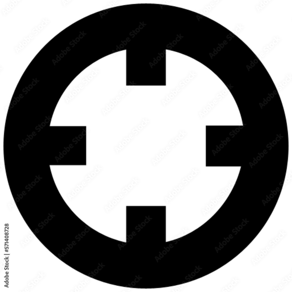 target point vector, icon, symbol, logo, clipart, isolated. vector ...