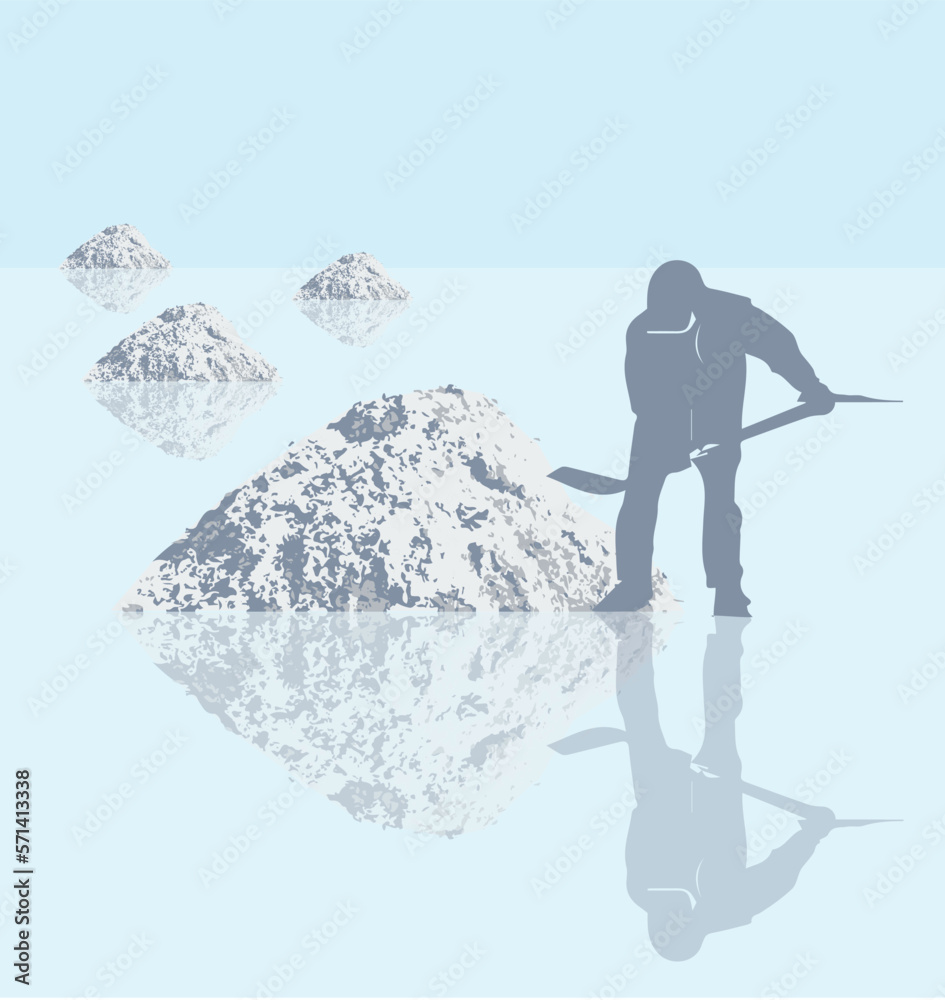 Extracción de Litio - Lithium Extraction Stock Vector | Adobe Stock