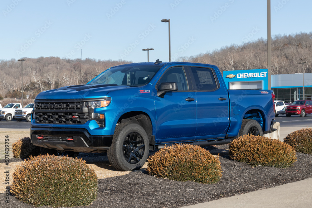 Foto de Chevrolet Silverado 1500 display. Chevy offers the Silverado in ...