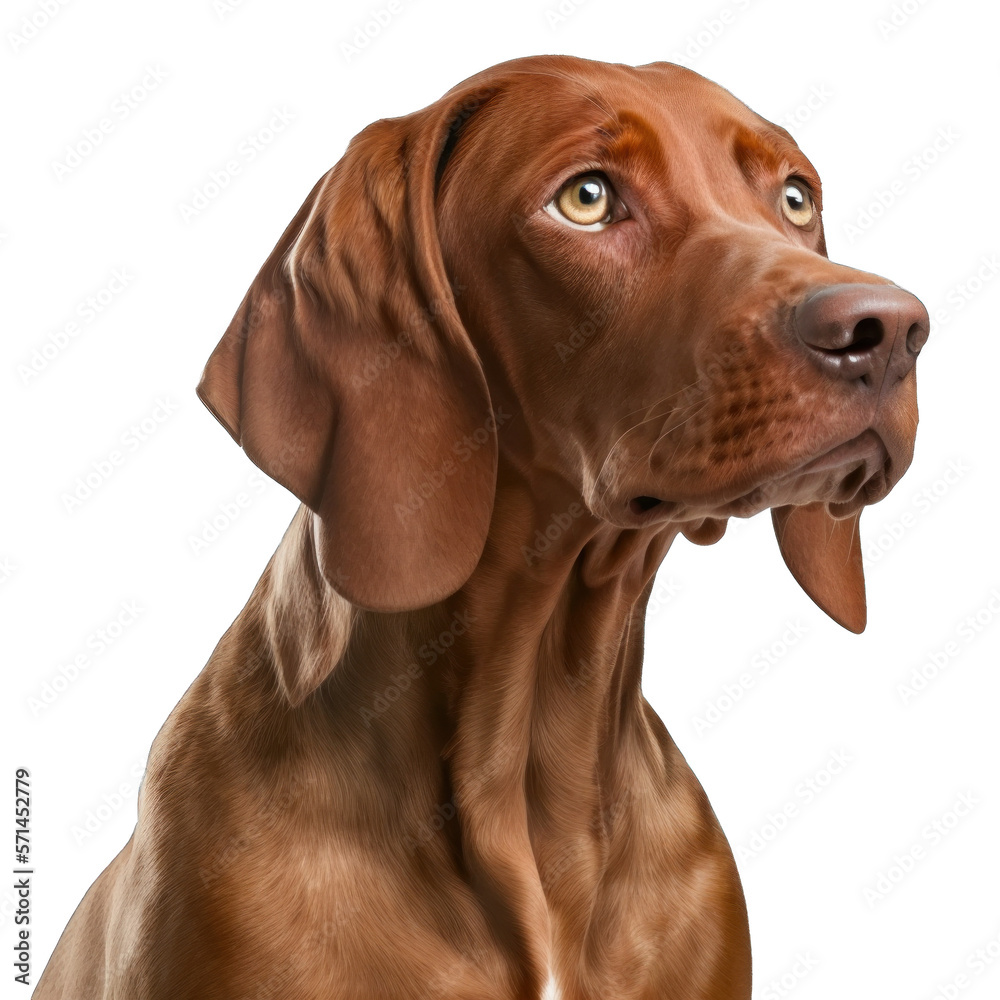 Animal Vizsla dog Design Elements Isolated Transparent Background ...