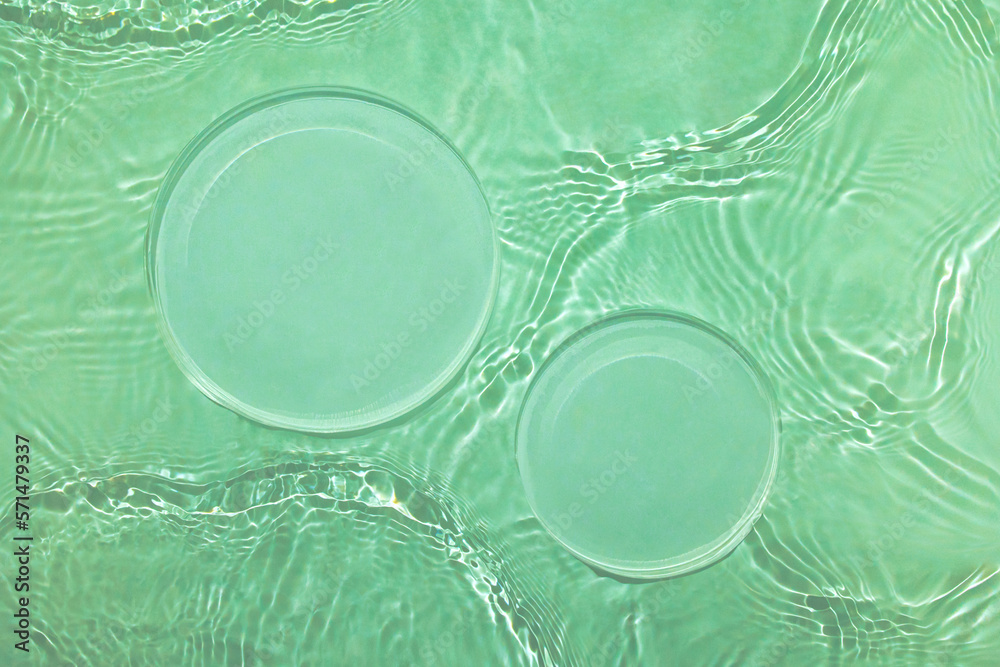 Green Clear Glass Texture