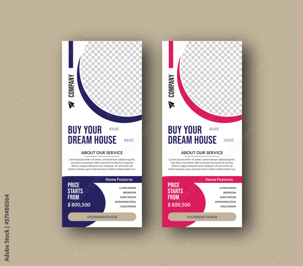 real estate roll up banner,home for sale stand banner,dl flyer,rack ...