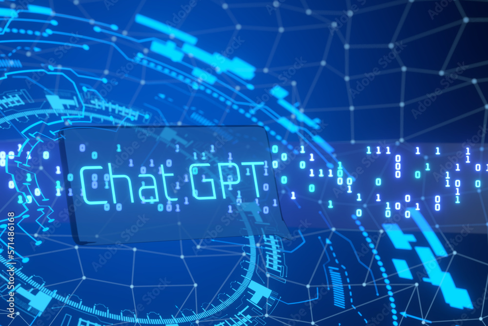 Chatbot illustration for banner, poster, website, landing page ...