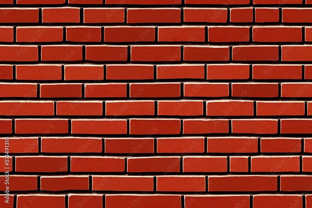 Red brick background texture. Seamless pattern. Stock Illustration ...