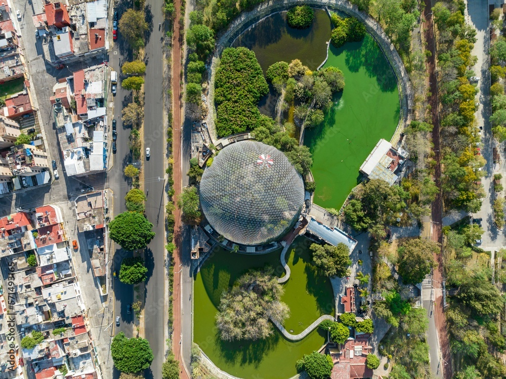 Foto de Aerial view of Park Ecologico Revolucion Mexicana in Puebla ...