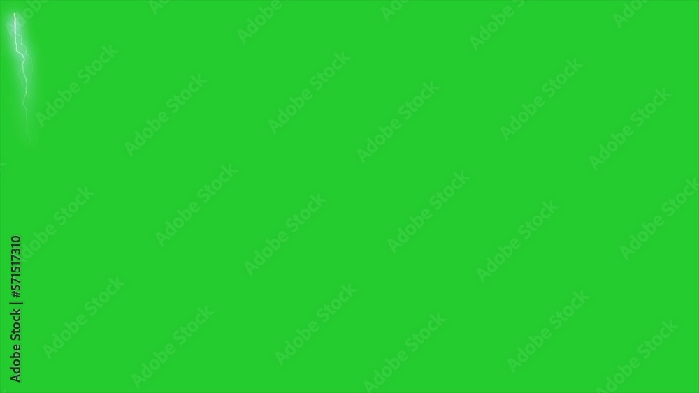Realistic Lightning Strikes green screen, Lightning Strikes At Night ...