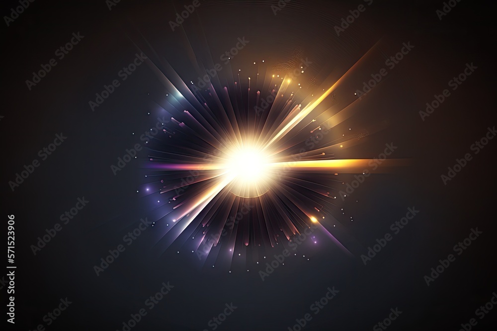 Easy to add lens flare effects for overlay designs or screen blending ...