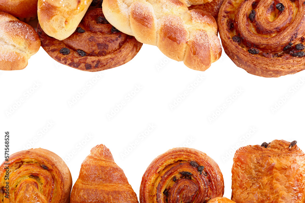 bakery breackfasr on transparent background Stock Photo | Adobe Stock