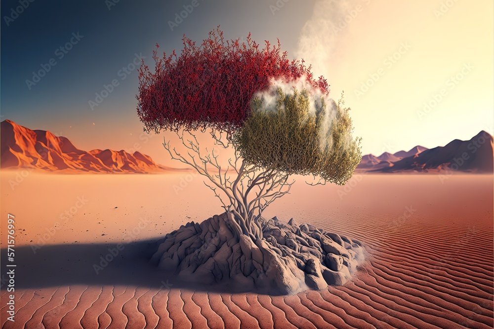 Global warming has caused drought, cracked soil dry, and cracked ground ...