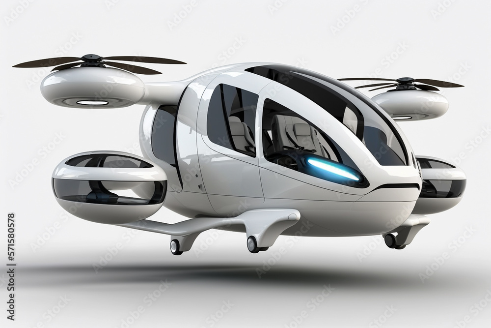 Future of urban air mobility, city air taxi, UAM urban air mobility ...