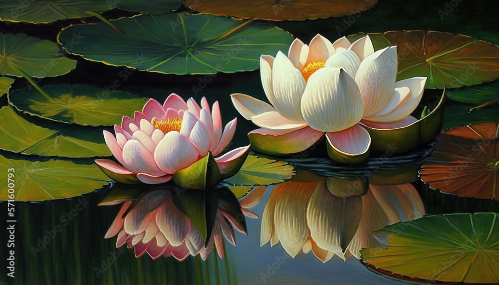 Lily Pad Painting