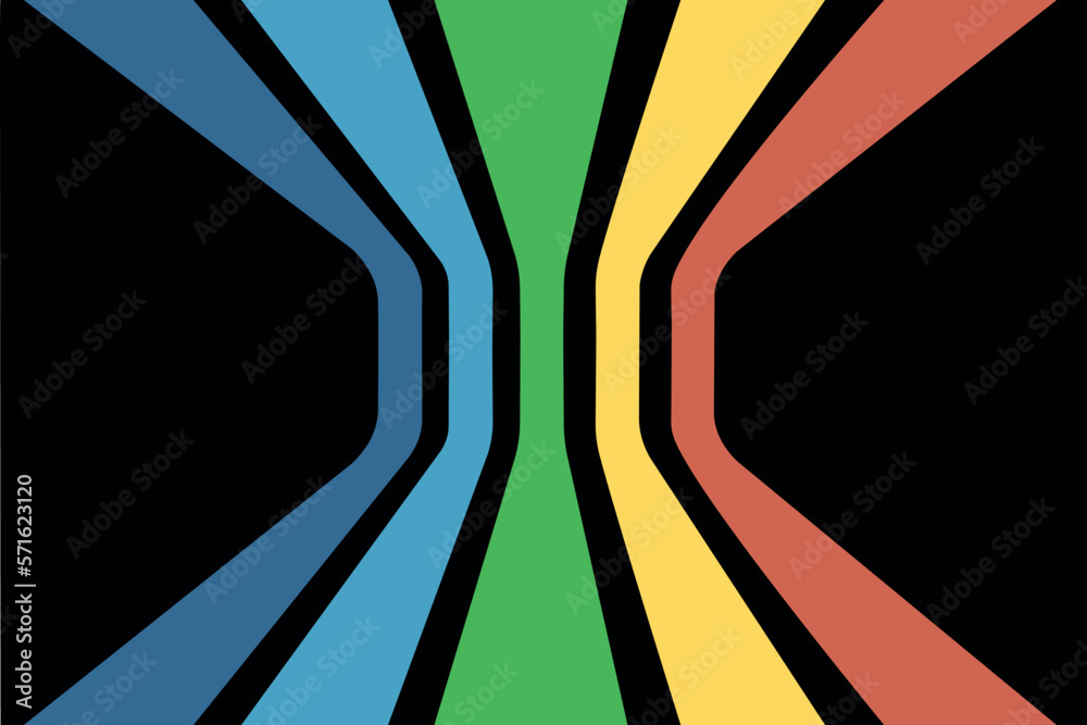 Rainbow Lines Background. Vector illustration for your business ...