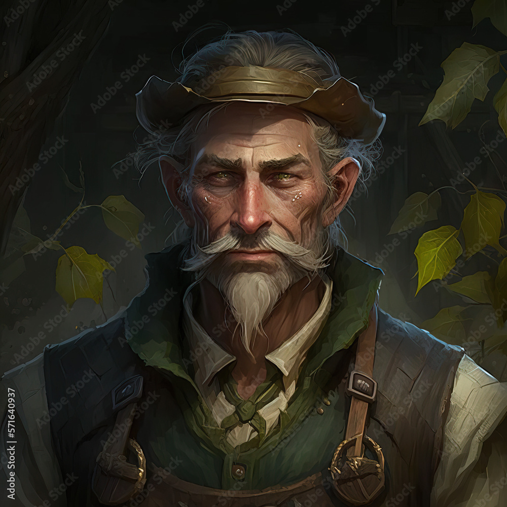 "Harvesting the Land: A Portrait of a Female Farmer in a Fantasy World ...