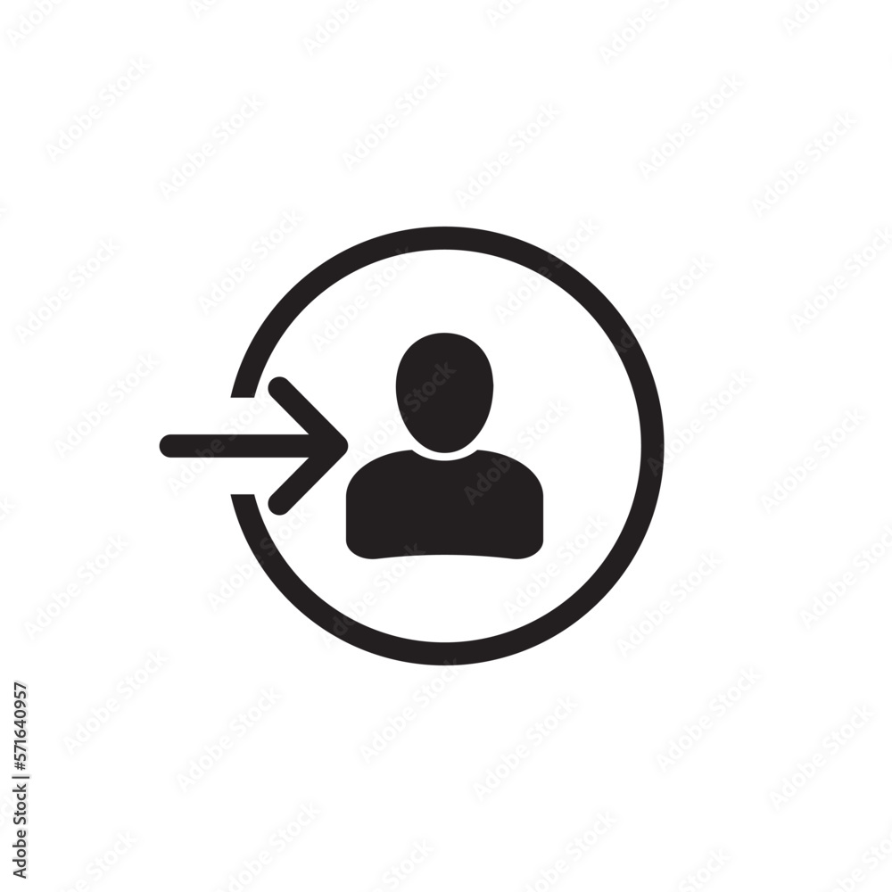 Login icon, authorize icon, log in sign. Login icon. Icon, open, access ...