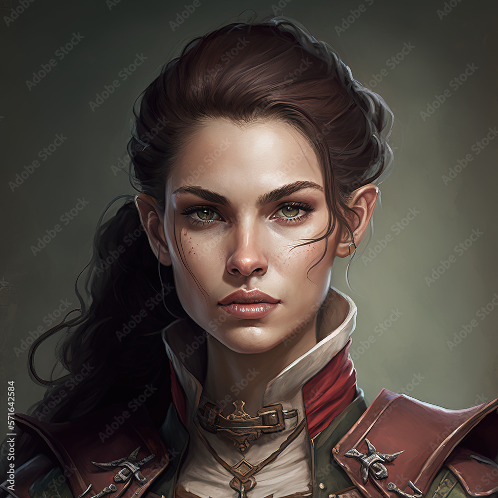 "Mystical Warrior: A Portrait of a Female Adventurer in the Dungeons ...