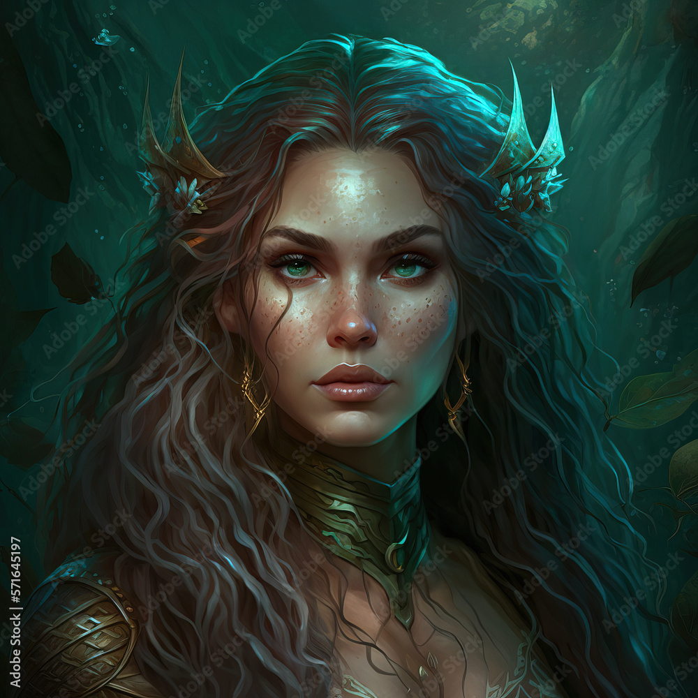 "A Siren's Serenade: The Enchanting Melody of a Female Mermaid in DnD ...