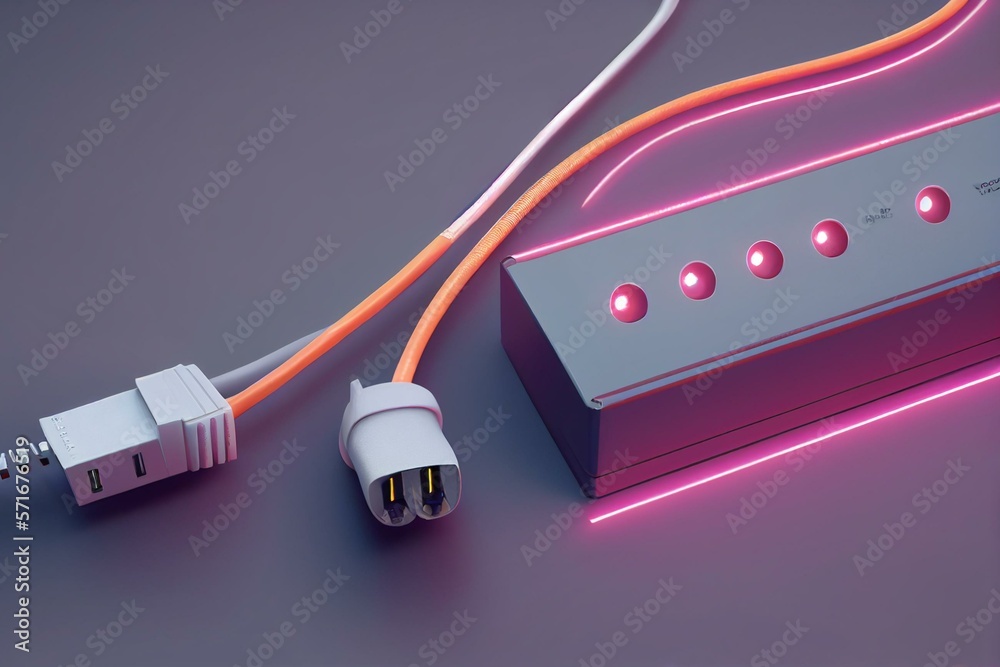 Short circuit Extension cord power cable with a plug, butning power ...