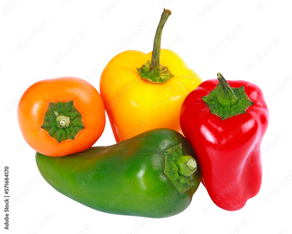 Mini poivrons de couleurs différentes Stock Photo | Adobe Stock