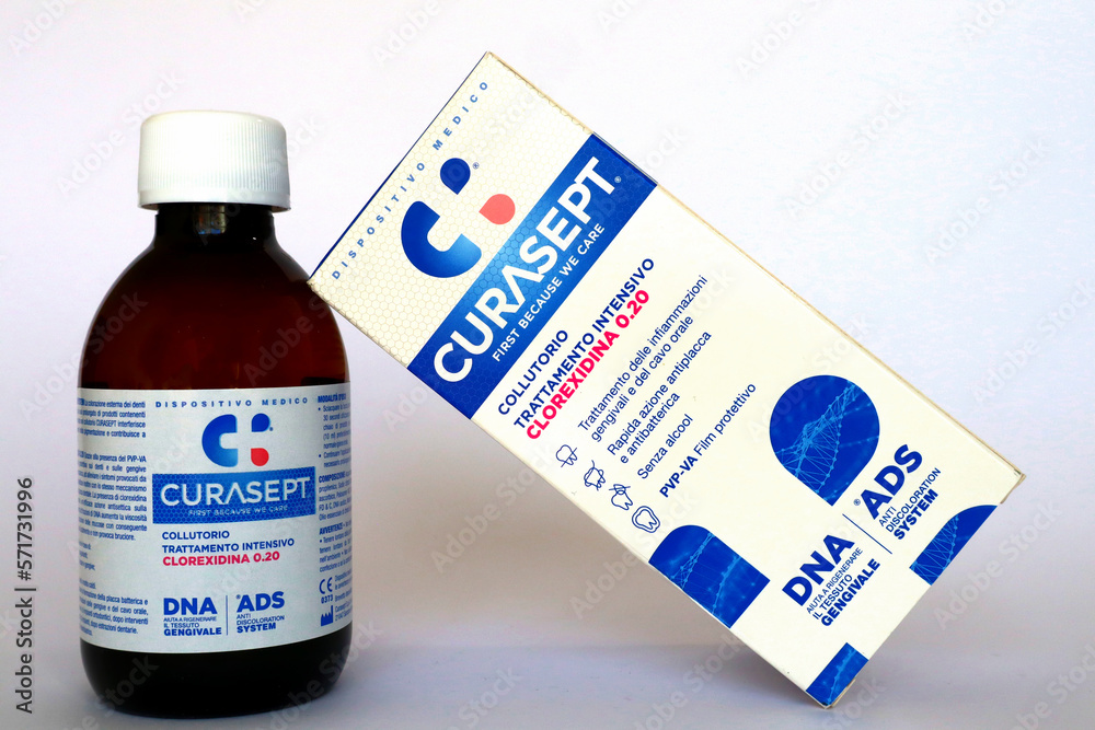 CURASEPT Intensive Treatment Mouthwash with chlorhexidine to protect ...