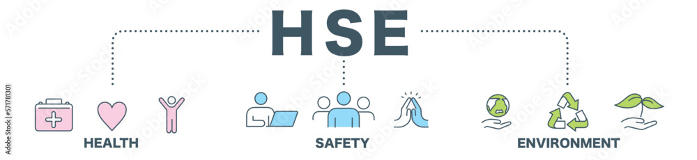 HSE hse, health, safety, environment, icon vector illustration . Stock ...