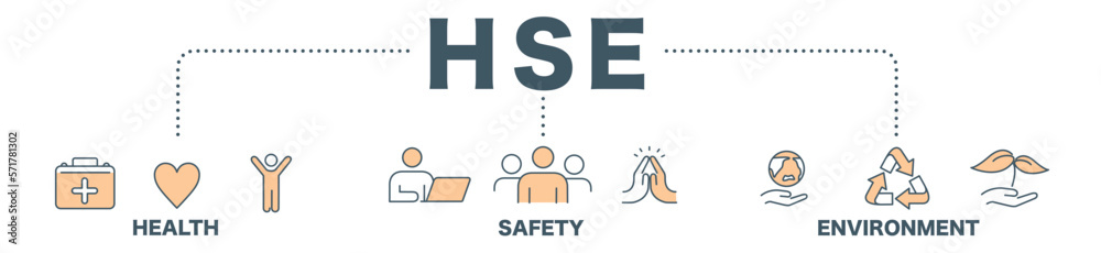 HSE hse, health, safety, environment, icon vector illustration . Stock ...