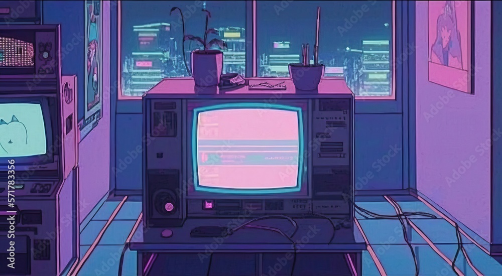 4K resolution or higher, Nostalgic feelings,kawaii lo-fi scene ...