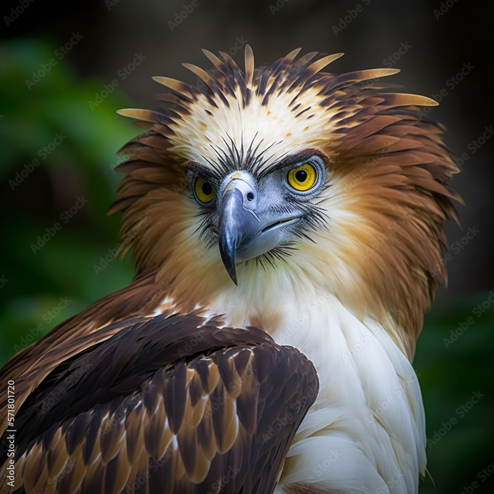 Philippine eagle Stock Illustration | Adobe Stock