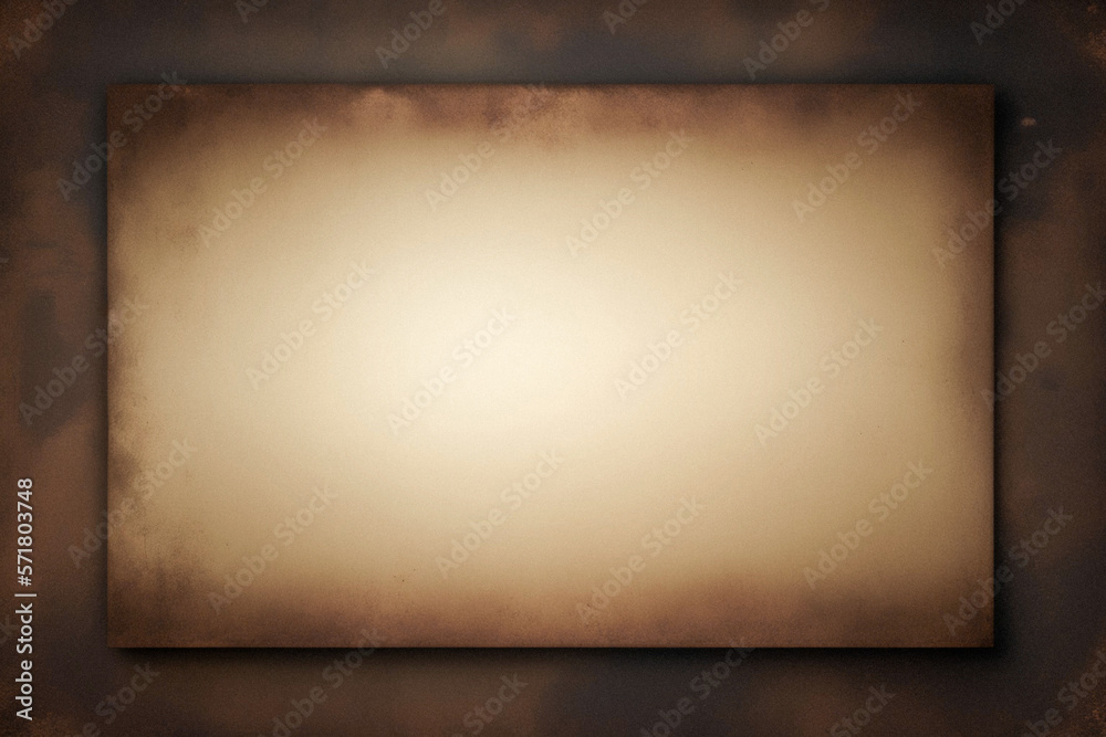Old frame border on wall. Old vintage paper texture background ...