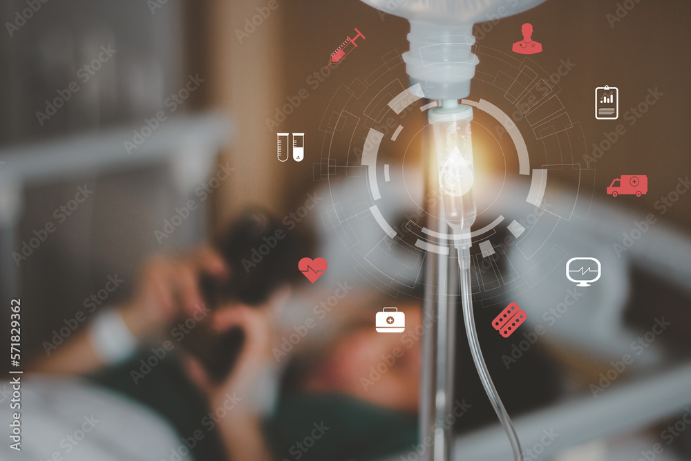 Fotka „digital health care concept. Medicine doctor touching electronic ...