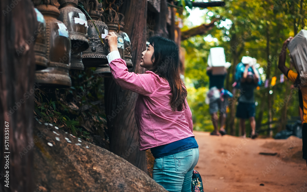 adventure, back view, backpack, backpacker, climber, concept ...