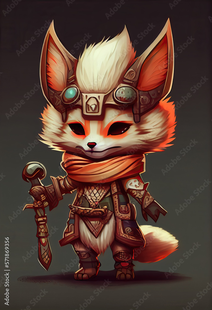 chibi style, there could not be a cuter fox than this one.Character ...