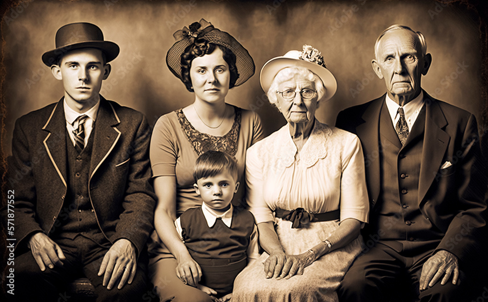 Vintage Style Family Photography
